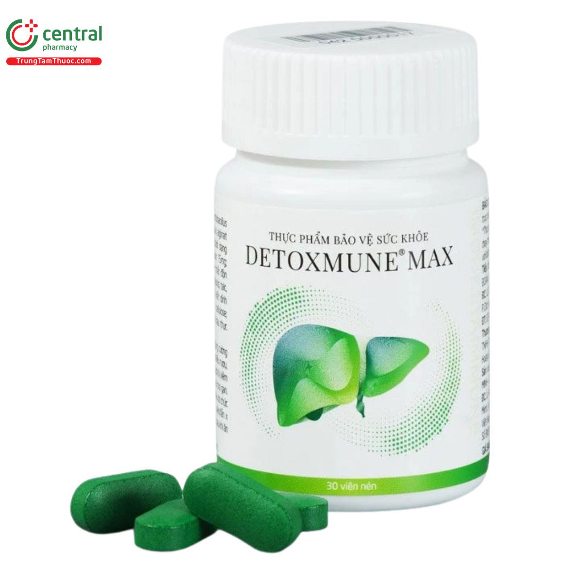 Thuốc Detoxmune Max - Giúp bảo vệ gan, tăng cường chức năng gan