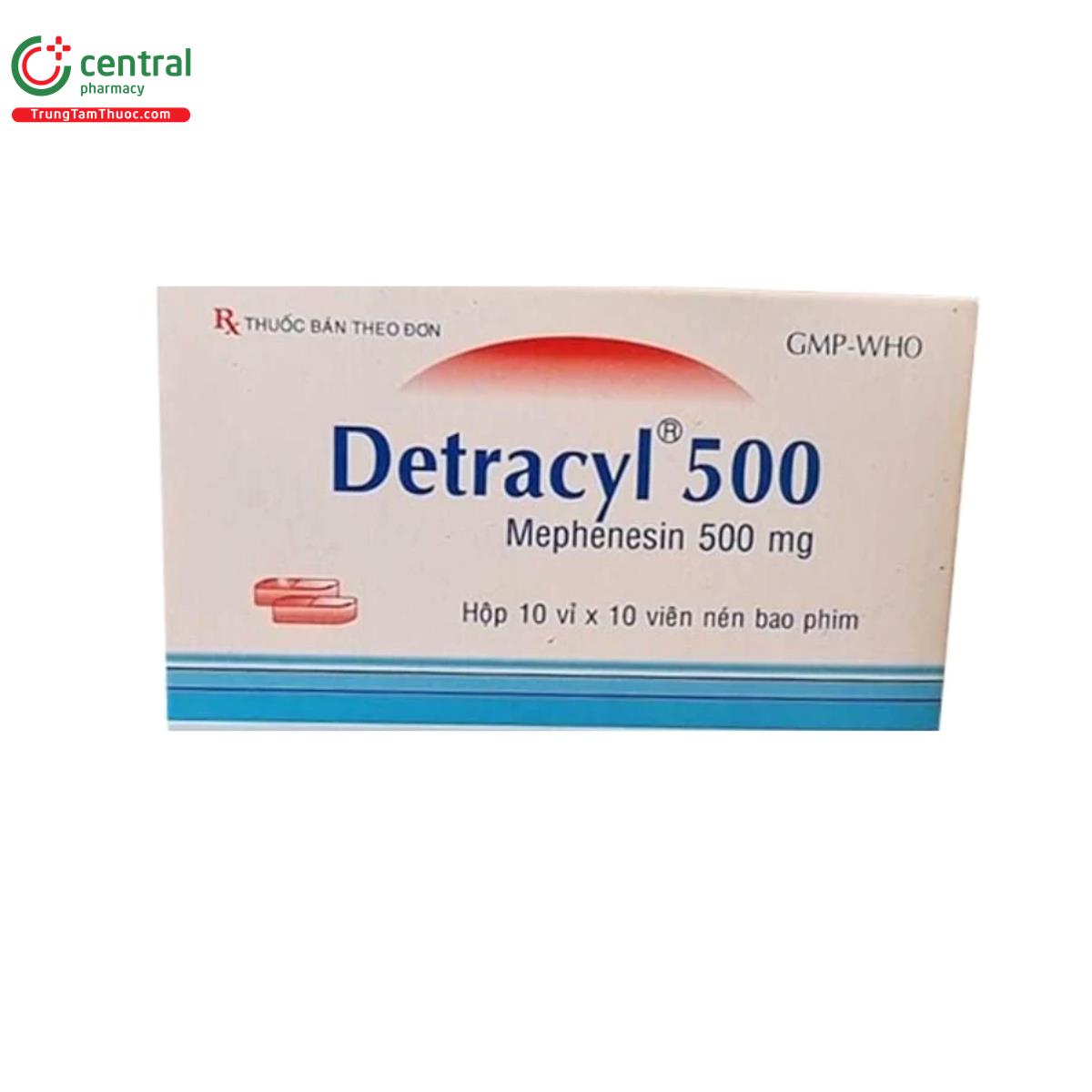 Thuốc Detracyl 500 - Điều trị tình trạng rối loạn tư thế cột sống