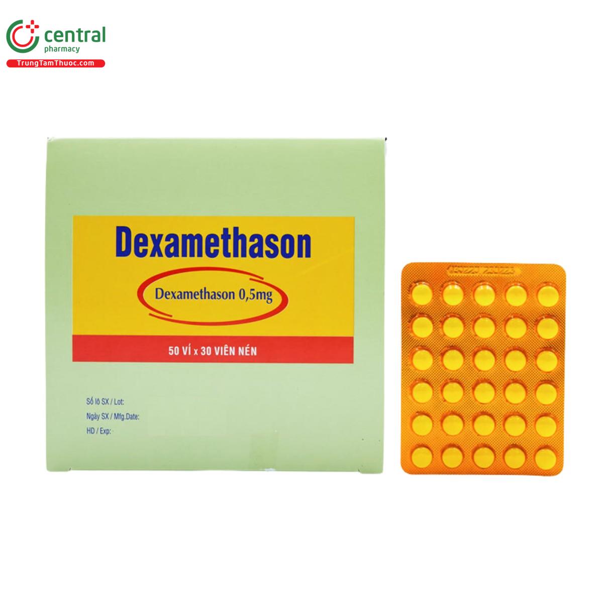 Dexamethason 0,5mg là thuốc gì? Là thuốc kháng viêm, chống dị ứng mạnh