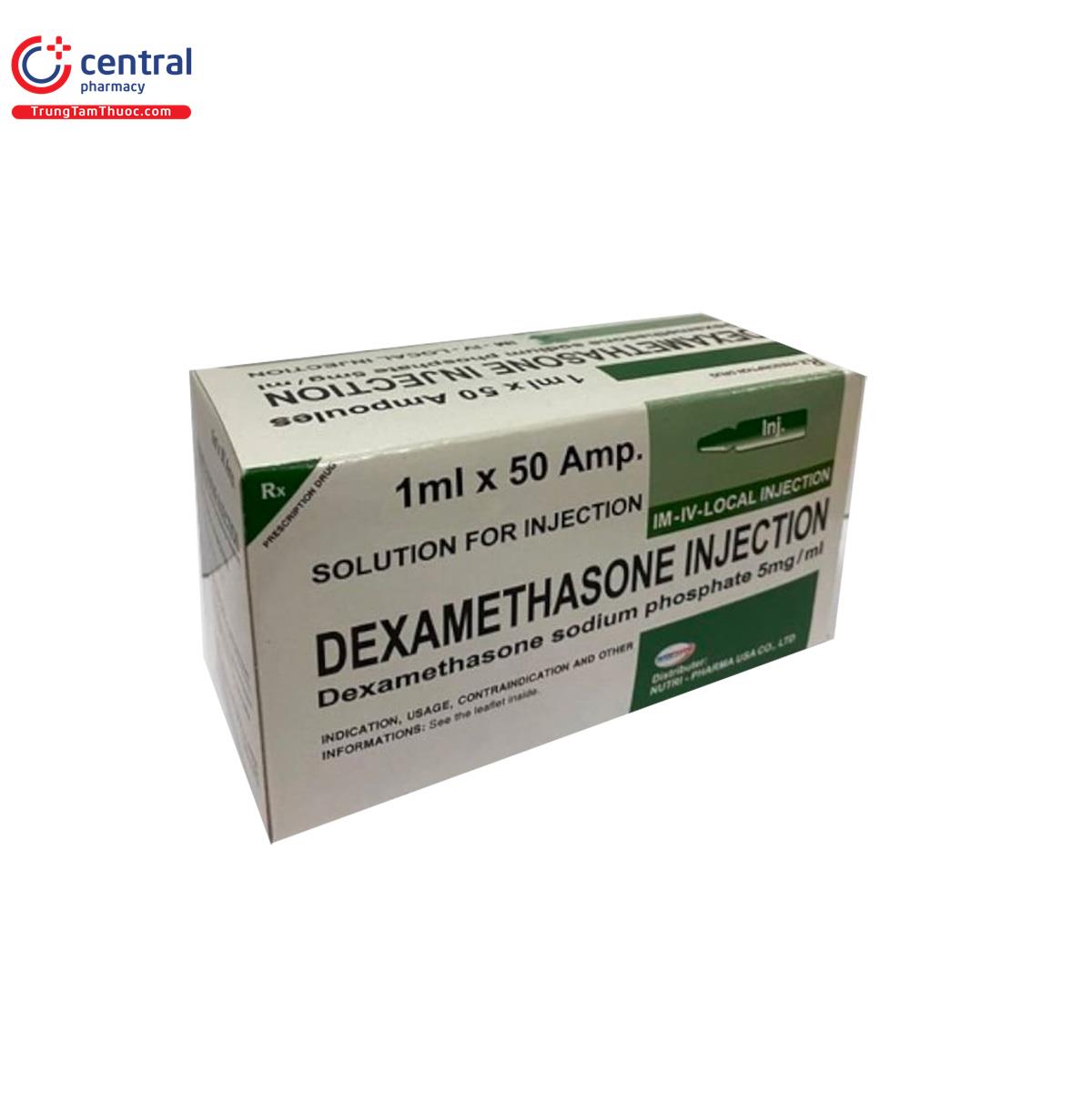 Thuốc tiêm Dexamethasone injection 5mg/ml Vidipha ức chế miễn dịch