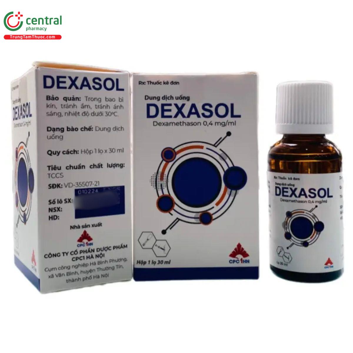 Thuốc Dexasol 0,4mg/ml điều trị rối loạn nội tiết, không do nội tiết