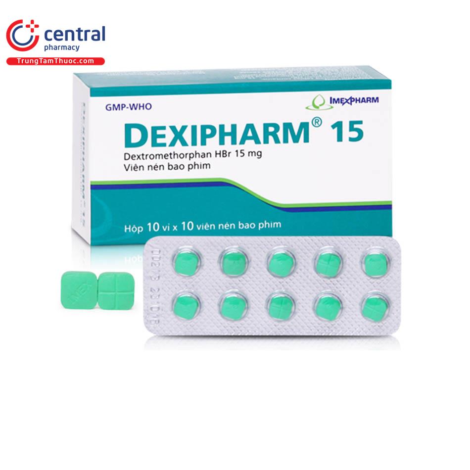 [CHÍNH HÃNG] Thuốc Dexipharm 15 VB (H/100) điều trị ho do cảm lạnh
