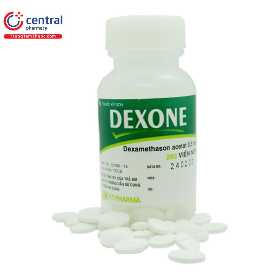 Thuốc Dexone 0.5mg - thuốc chống viêm, điều trị dị ứng nặng