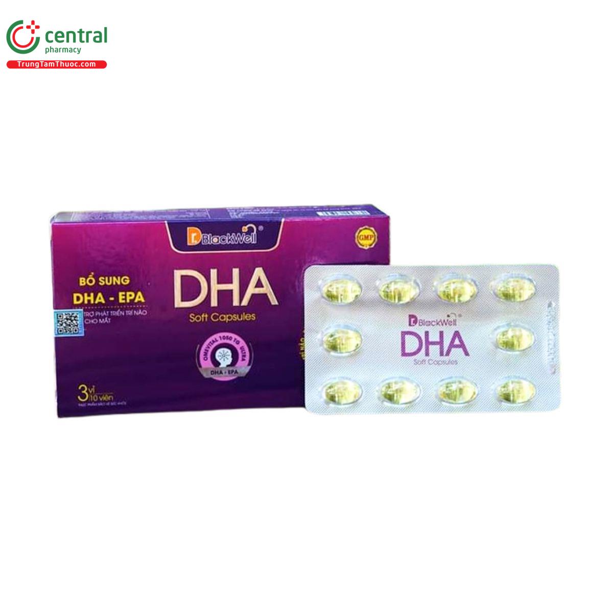 Thuốc DHA Soft Capsules Dr.Blackwell hỗ trợ tăng cường trí não và thị lực