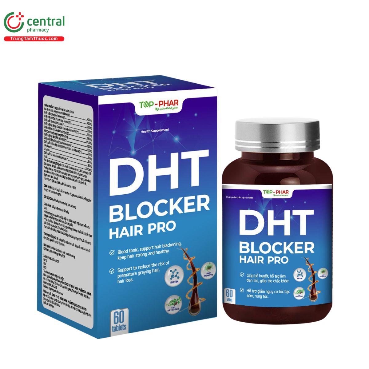 DHT Blocker Hair Pro - tóc chắc khoẻ, giảm gãy rụng, ngừa tóc bạc sớm