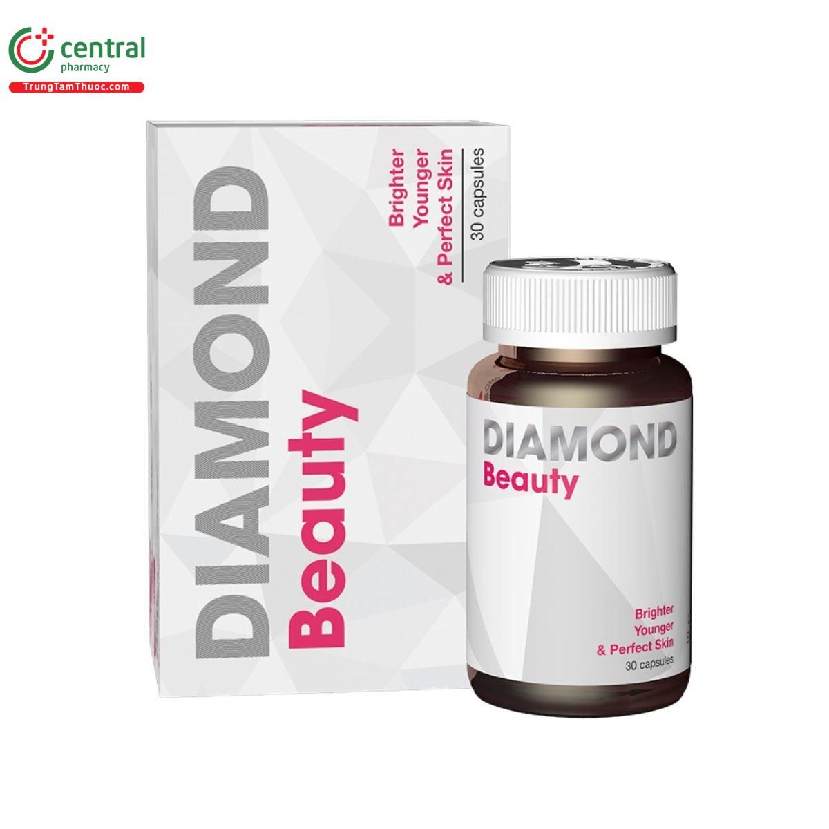 Thuốc Diamond Beauty dưỡng sáng da từ sâu bên trong, mờ thâm nám