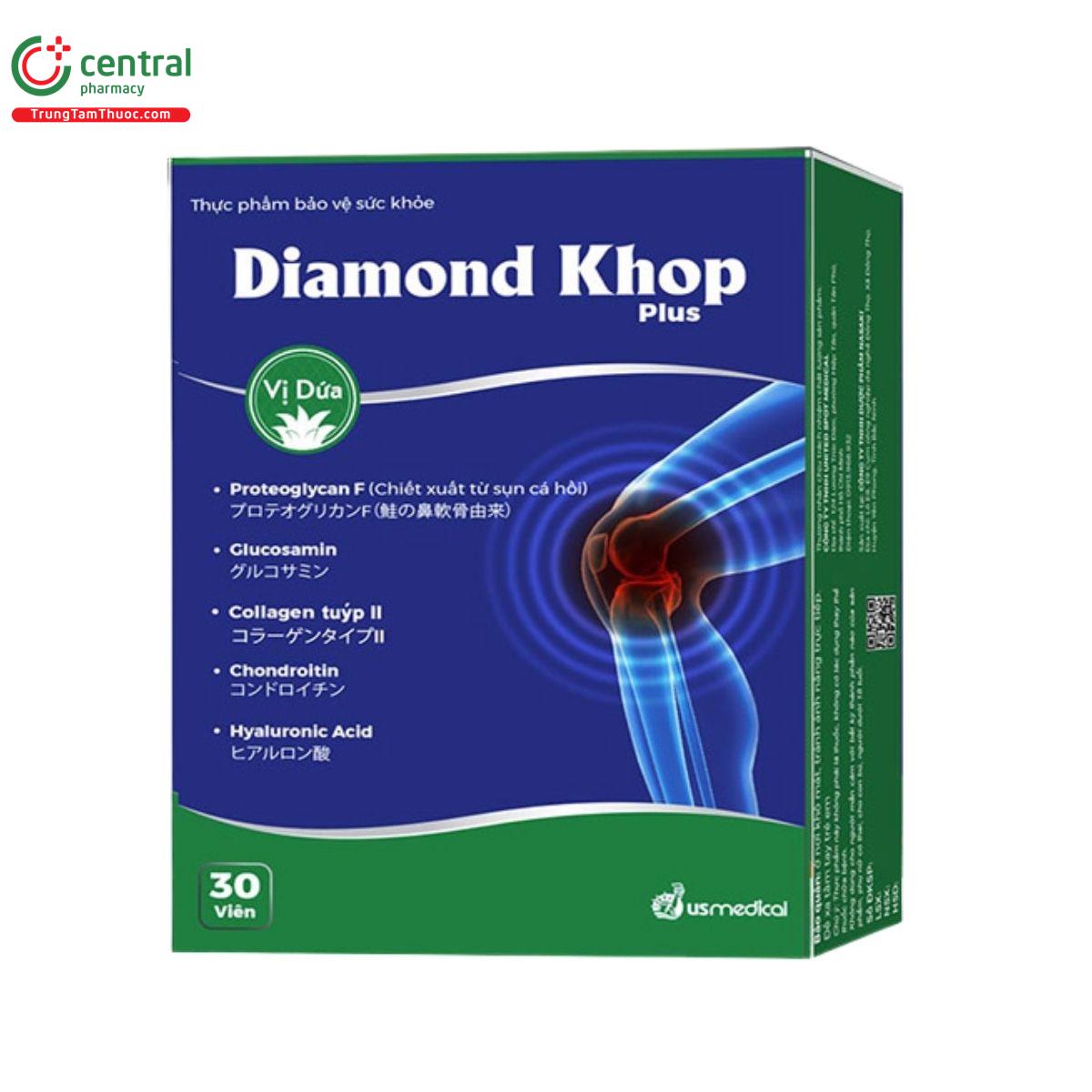Thuốc Diamond Khop Plus - Bổ sung dưỡng chất và cải thiện vận động
