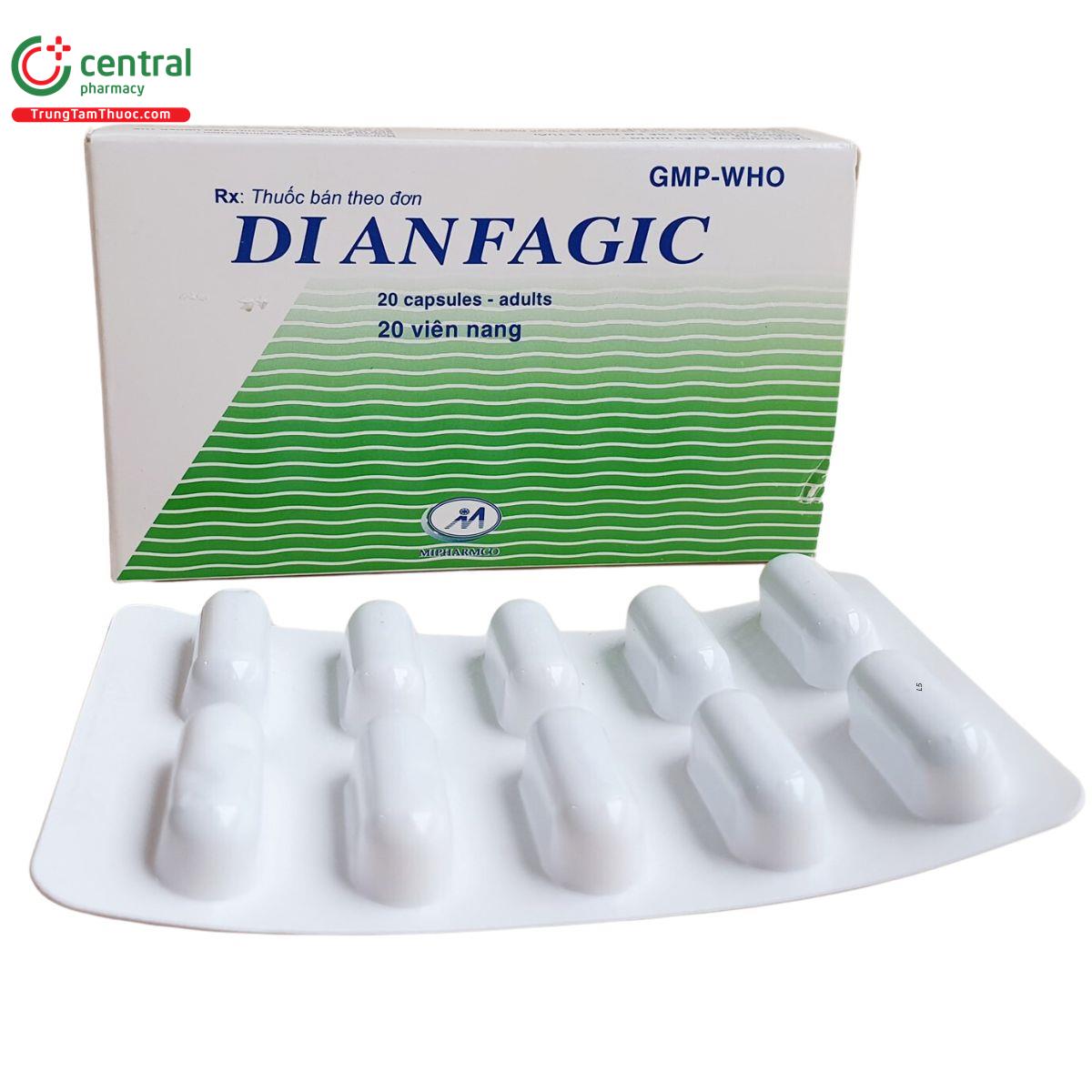 Thuốc Dianfagic giảm đau trong các trường hợp mức độ vừa và nặng