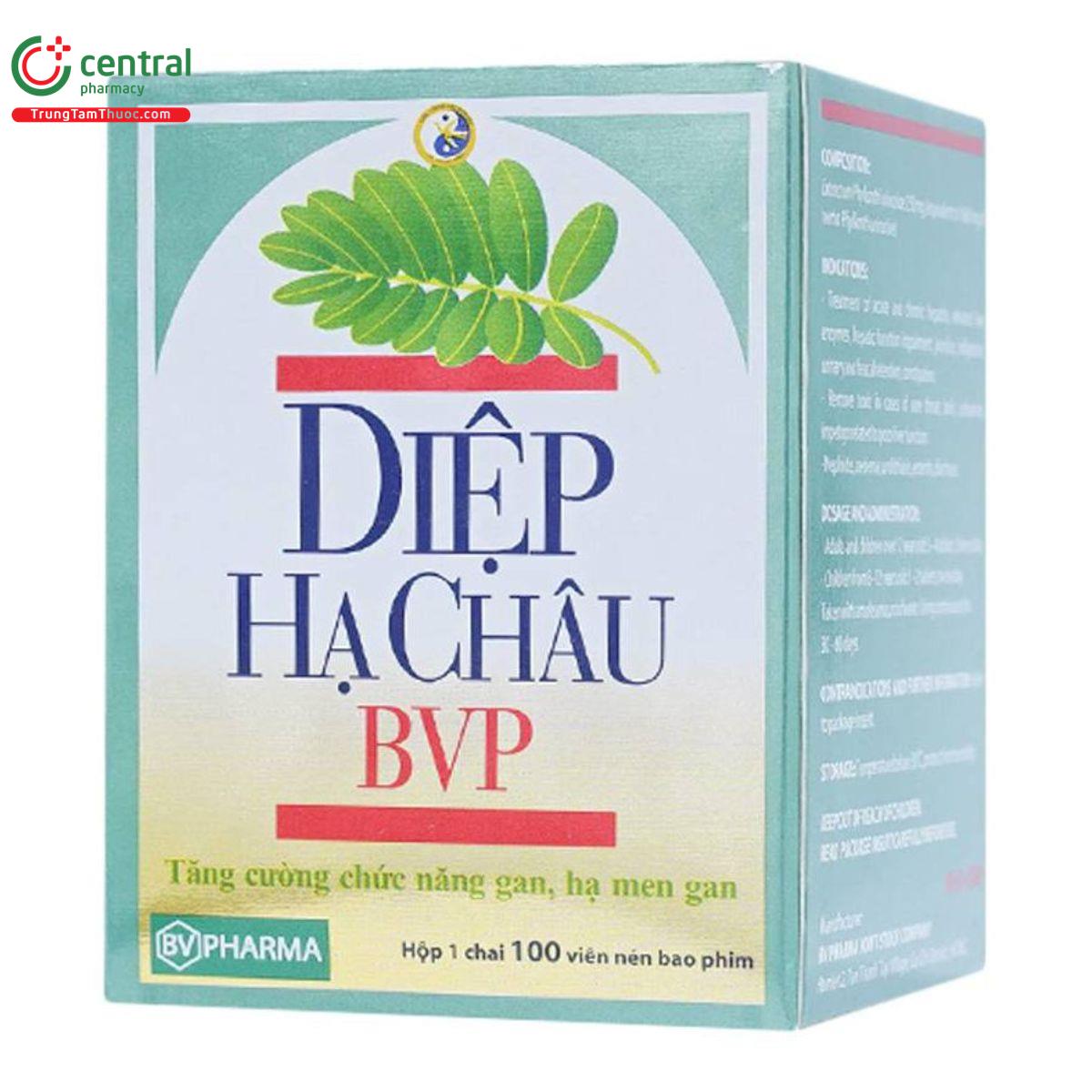 Thuốc Diệp Hạ Châu - BVP - Điều trị viêm gan cấp/mạn, tăng men gan