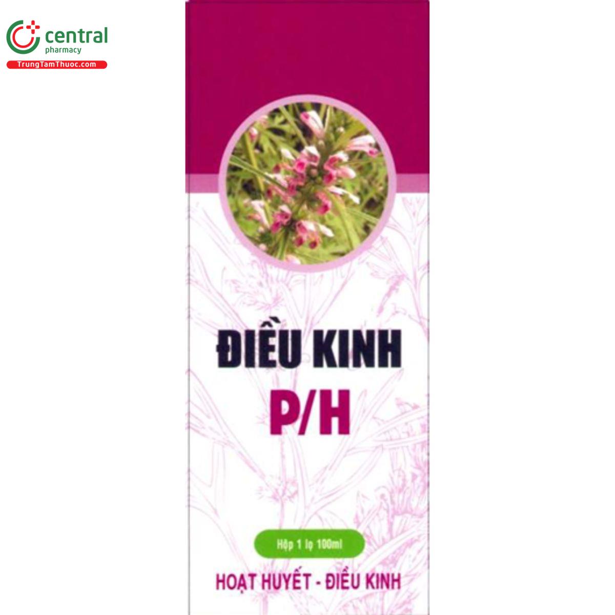 Thuốc Điều Kinh P/H - Cải thiện tuần hoàn máu và điều hòa kinh nguyệt