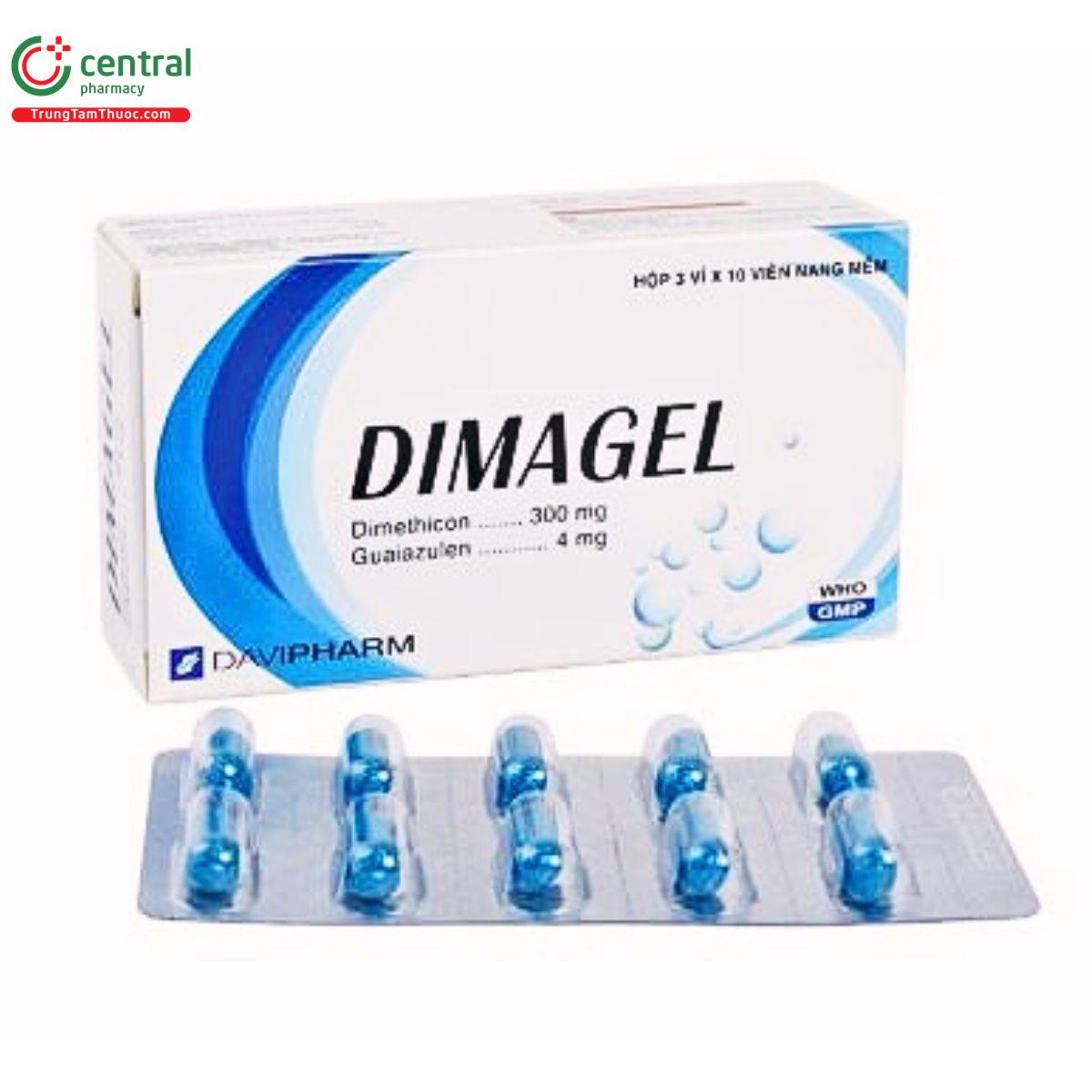 Thuốc Dimagel 4mg/300mg điều trị đau cơ năng do bệnh dạ dày, tá tràng