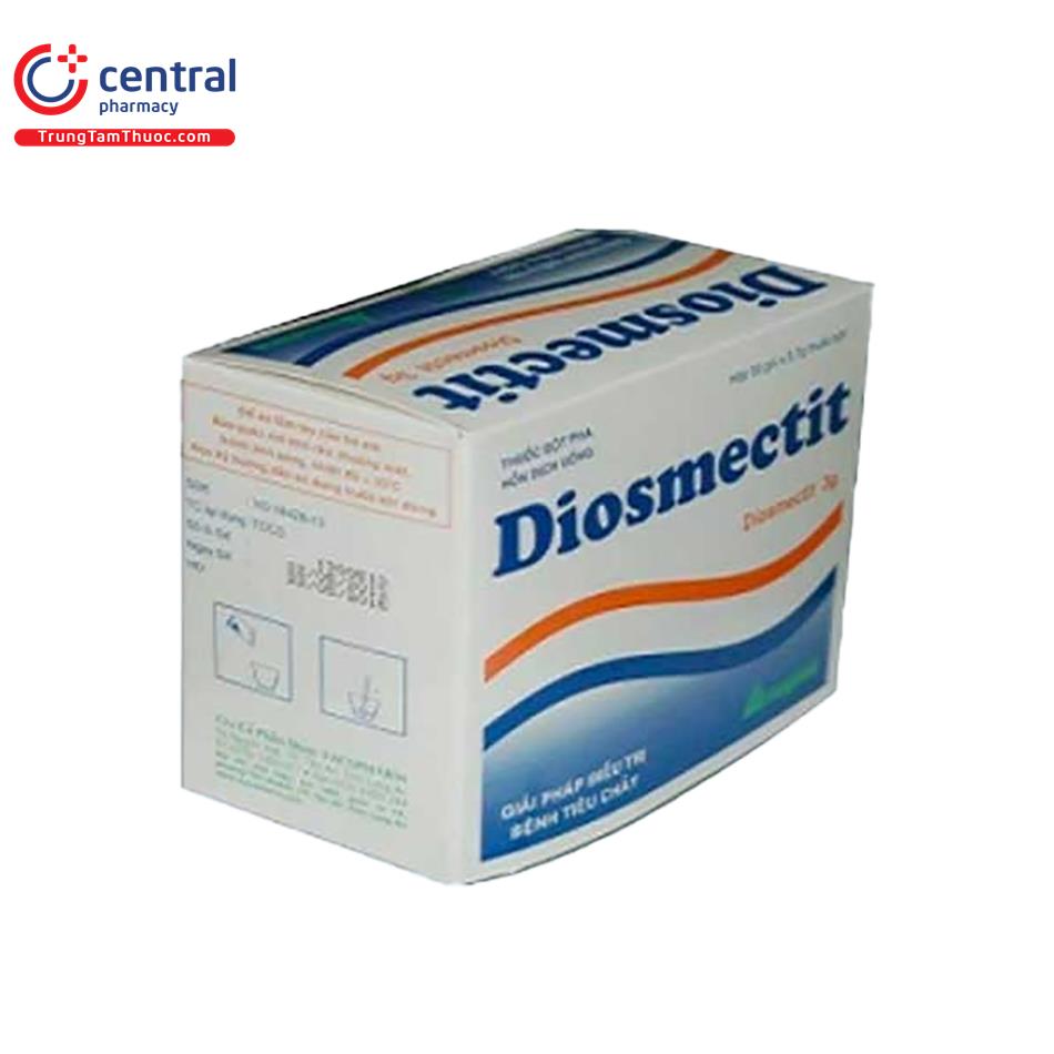 [CHÍNH HÃNG] Thuốc Diosmectit 3g Vacopharm xanh điều trị tiêu chảy