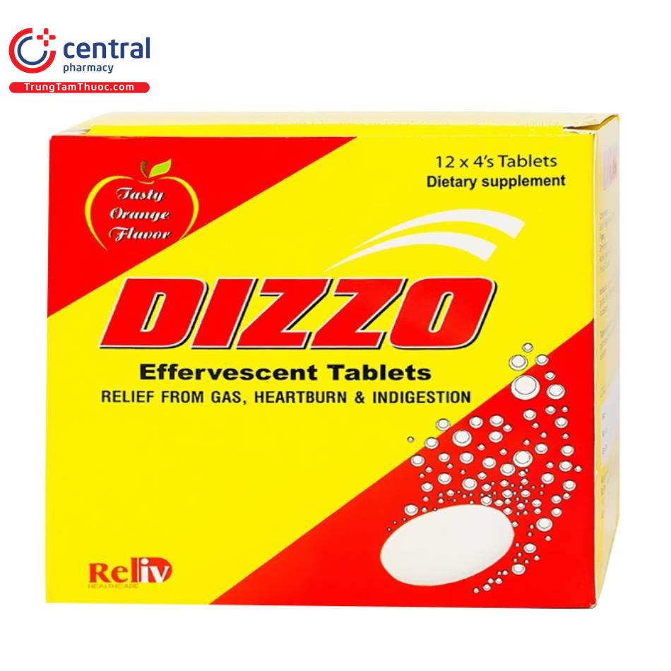 Thuốc Dizzo - Giảm đầy hơi, khó tiêu: Công dụng và liều dùng