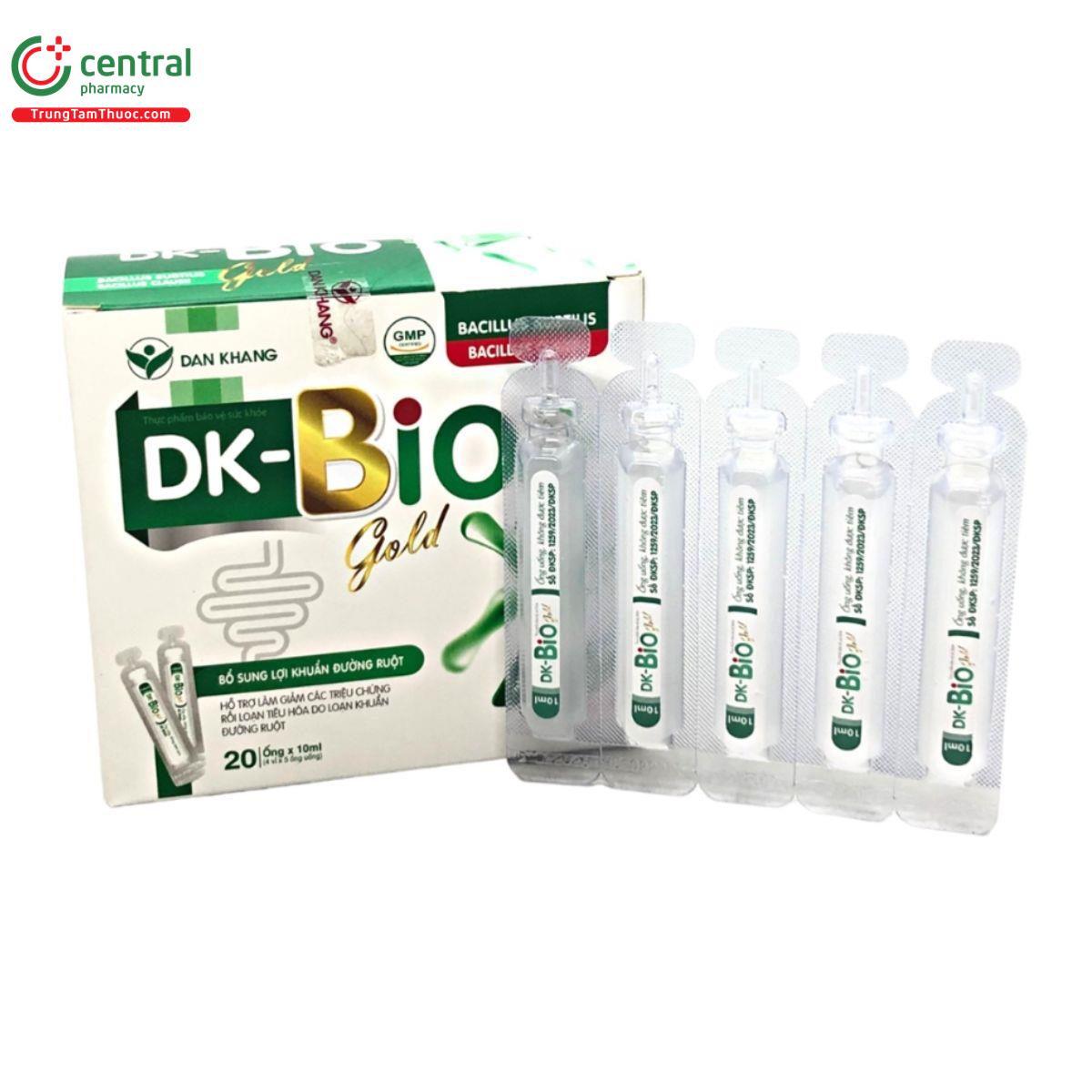 Thuốc DK-Bio Gold giảm triệu chứng rối loạn tiêu hoá do loạn khuẩn