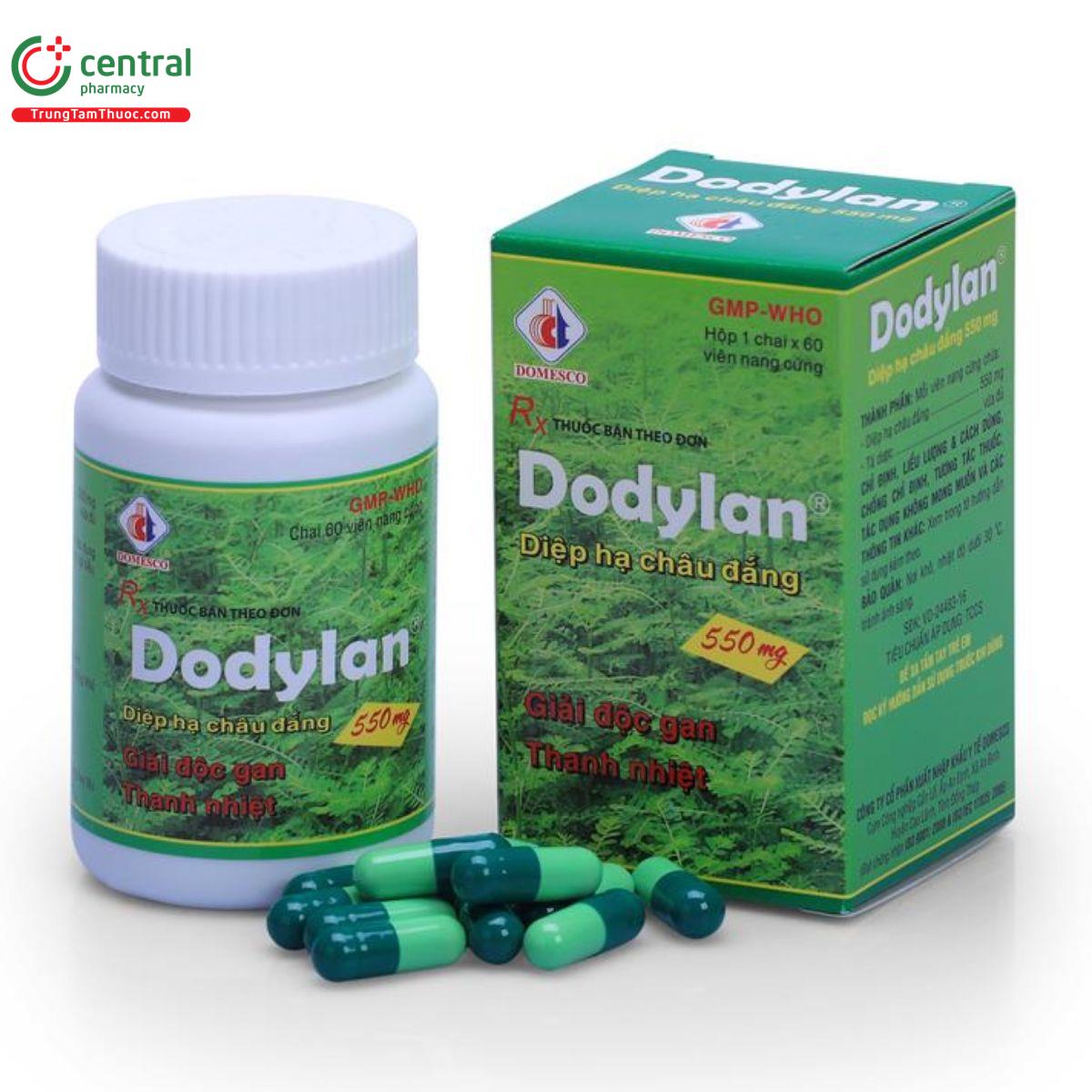 Thuốc Dodylan 550mg - tăng cường chức năng gan, trị viêm gan do virus