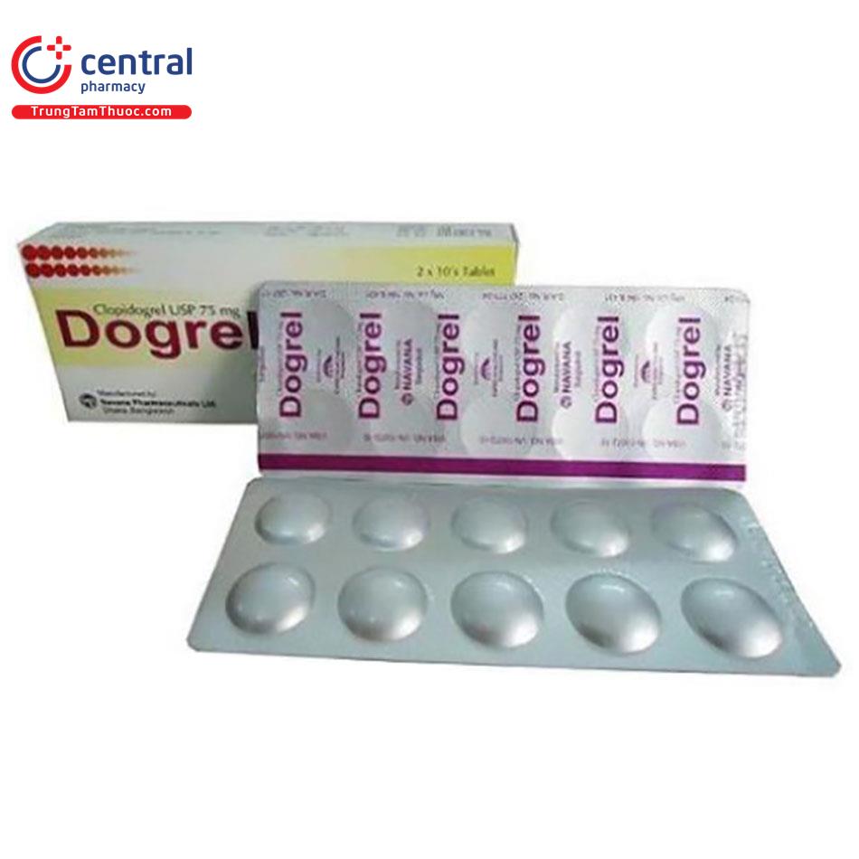 [CHÍNH HÃNG] Thuốc Dogrel 75mg phòng ngừa và điều trị nhồi máu cơ tim