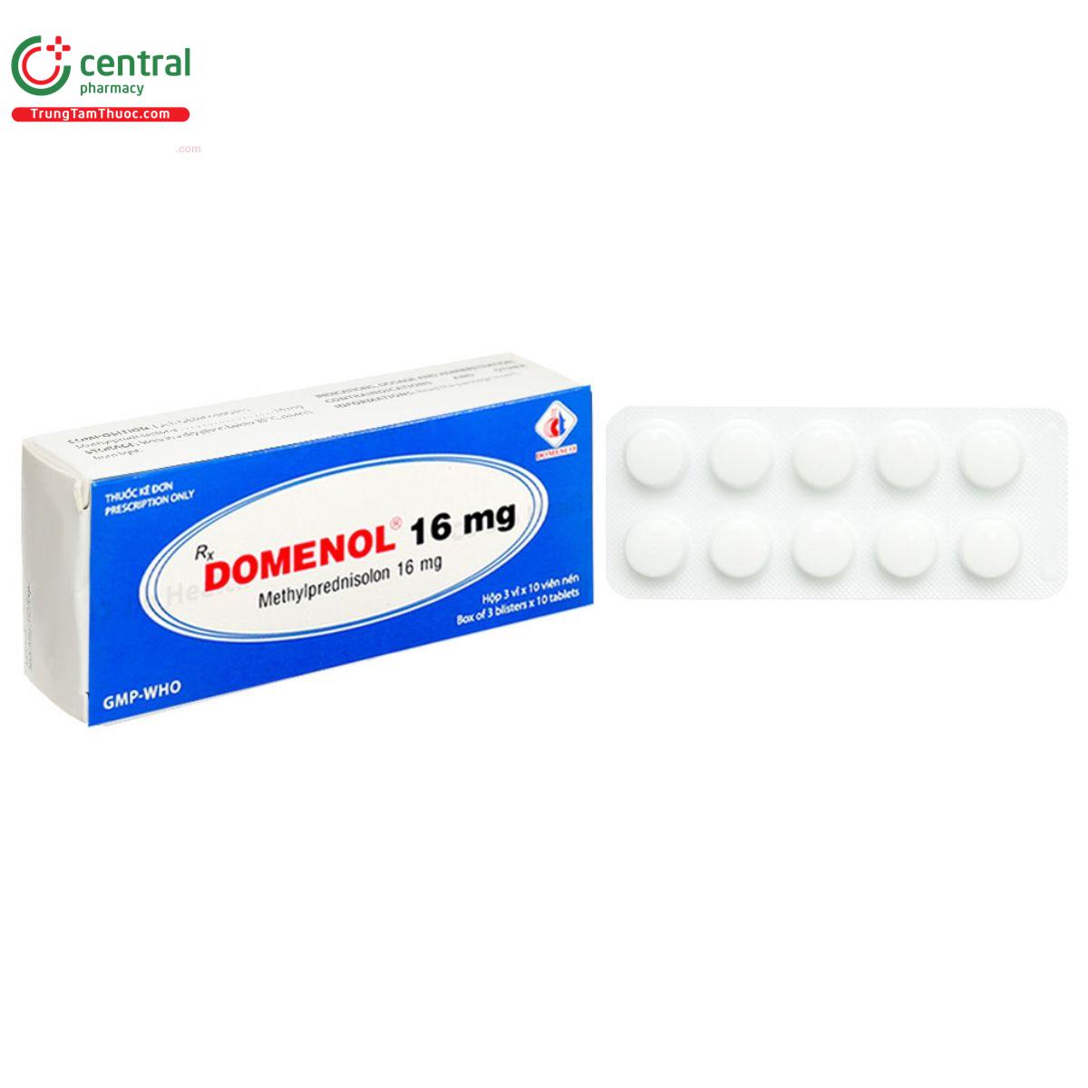 Thuốc Domenol 16mg kháng viêm, trị viêm khớp dạng thấp có giá bao nhiêu?