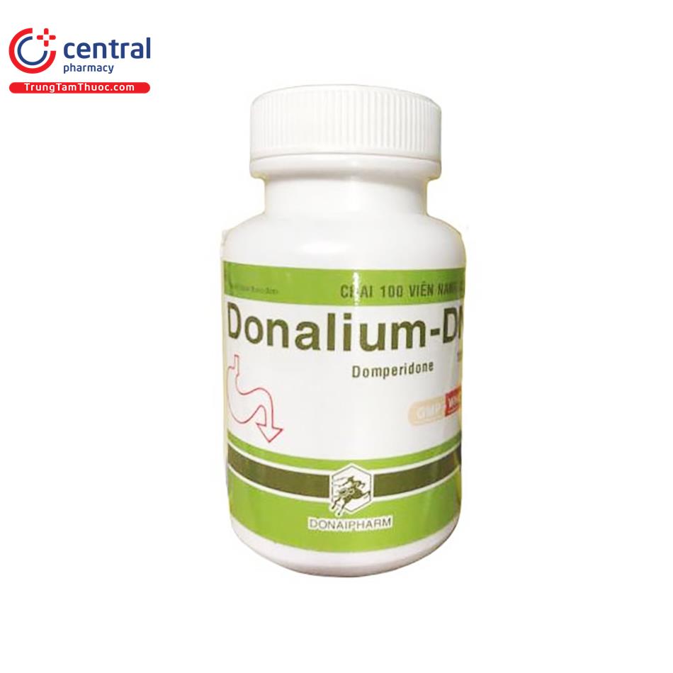 [CHÍNH HÃNG] Thuốc Donalium-DN 10mg Donaipharm (lọ 100 viên) trị nôn