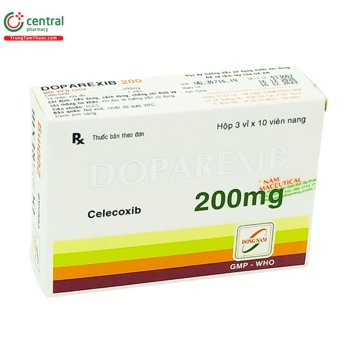 Thuốc Doparexib 200mg giúp giảm viêm khớp và giảm đau sau phẫu thuật