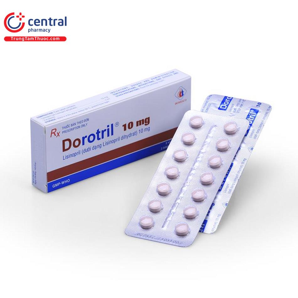 [CHÍNH HÃNG] Thuốc Dorotril 10mg - điều trị tăng huyết áp