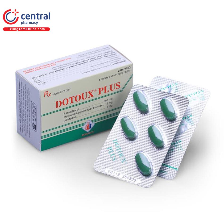[CHÍNH HÃNG] Thuốc Dotoux Plus - điều trị các triệu chứng của cảm cúm