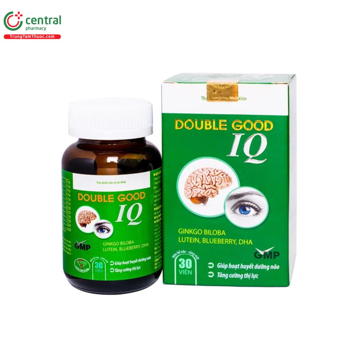 Thuốc Double Good IQ cải thiện chức năng não bộ, tăng cường thị lực