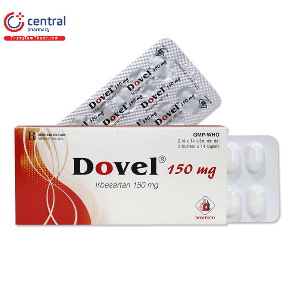 [CHÍNH HÃNG] Thuốc Dovel 150mg - điều trị tăng huyết áp