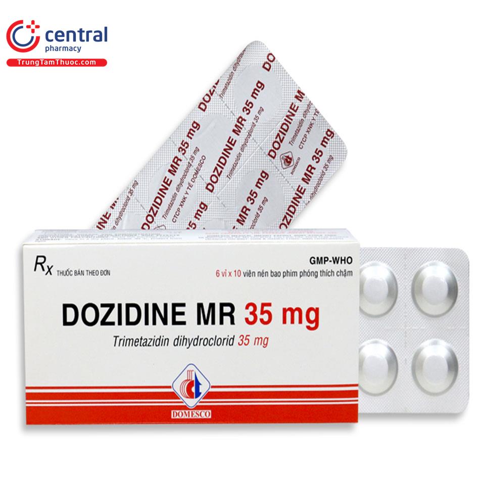 [CHÍNH HÃNG] Thuốc Dozidine MR 35mg giúp giảm đau thắt ngực