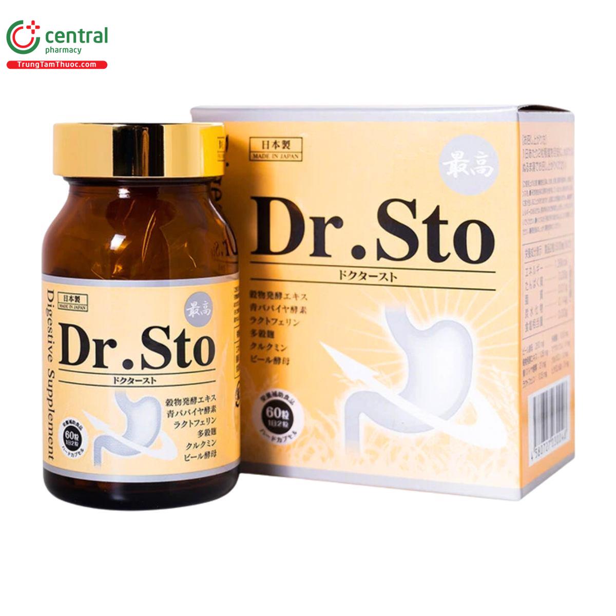 Dr. Sto Jpanwell (hộp 60 viên) giúp hỗ trợ giảm nhanh cơn đau dạ dày