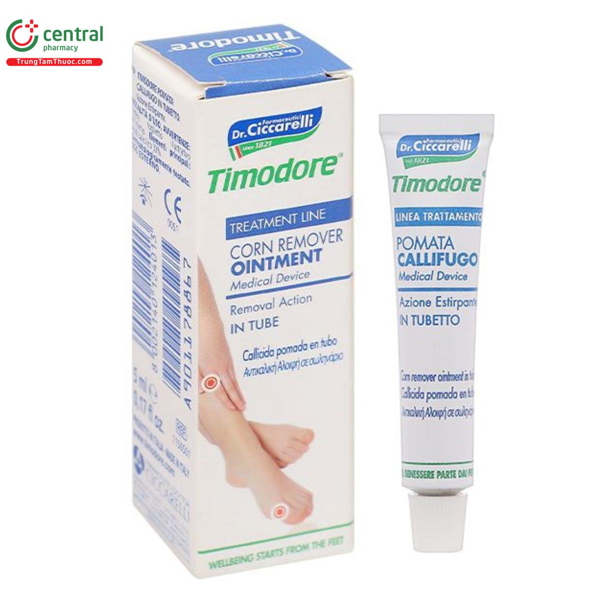 Dr.Ciccarelli Timodore tuýp 5ml loại bỏ mụn cóc, chai sần chân tay