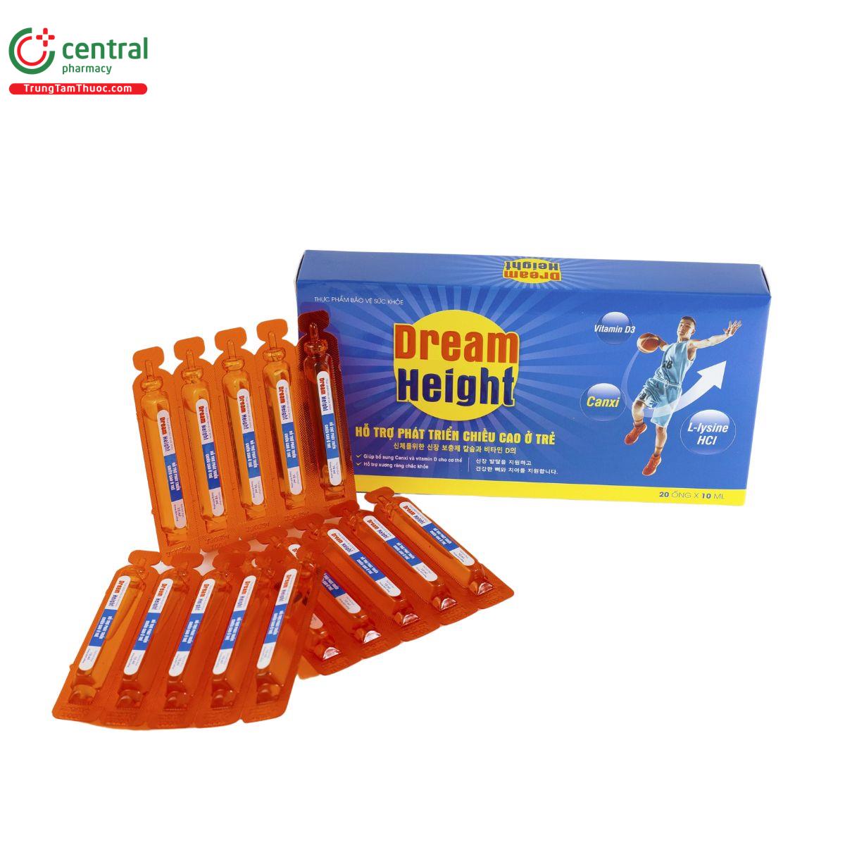Thuốc Dream Height - Tăng cường phát triển chiều cao cho trẻ