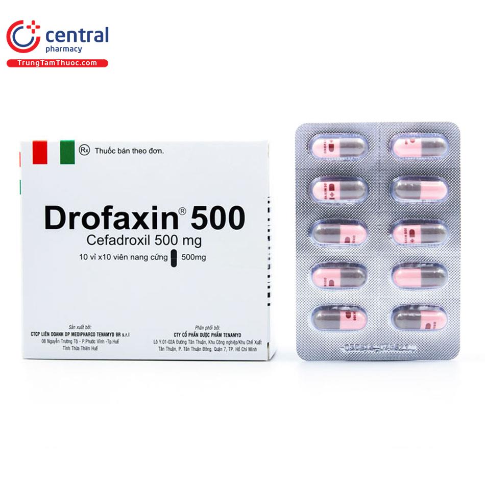 [CHÍNH HÃNG] Thuốc Drofaxin 500 điều trị các bệnh nhiễm khuẩn