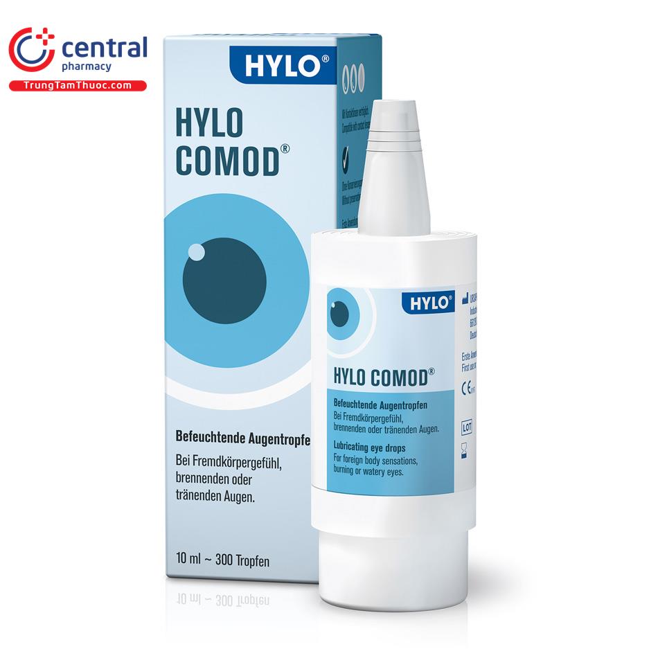 Dung dịch nhỏ mắt Hylo COMOD 10ml - cải thiện tình trạng khô mắt