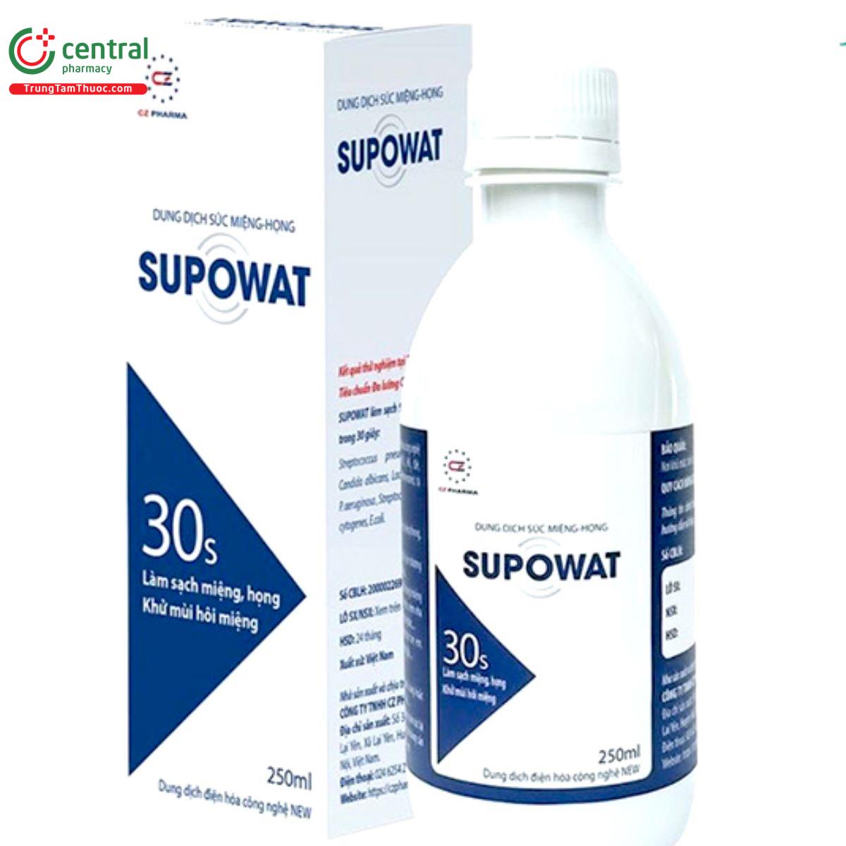 Dung Dịch Súc Miệng Họng SUPOWAT 30s - Giúp ngăn ngừa mùi hôi miệng