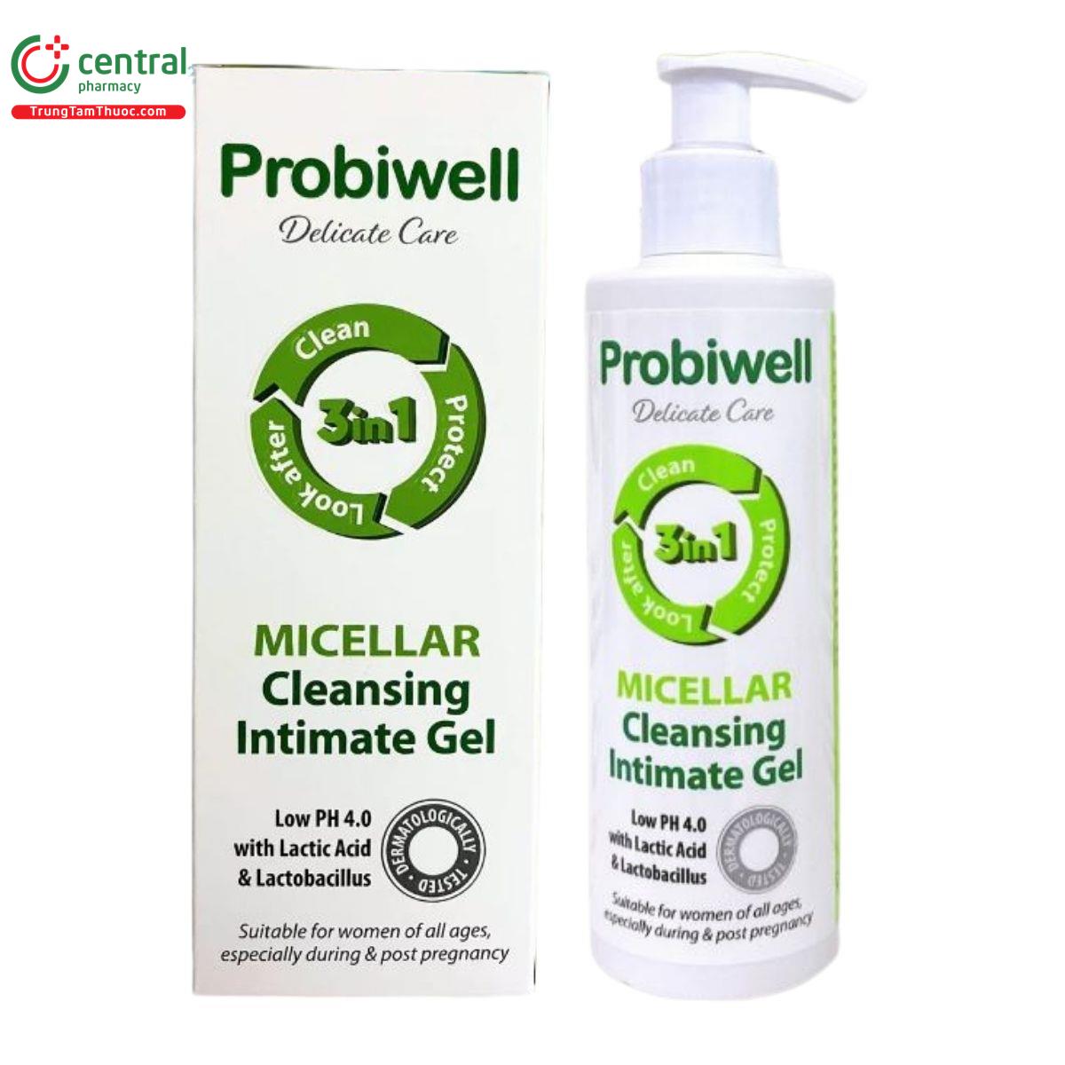 Dung Dịch Vệ Sinh Phụ Nữ Probiwell - Làm sạch, cân bằng pH, ngừa viêm