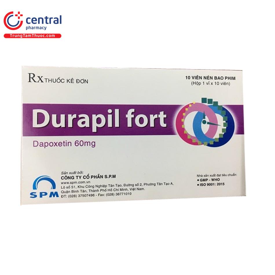 [CHÍNH HÃNG] Thuốc Durapil fort 60mg- điều trị xuất tinh sớm
