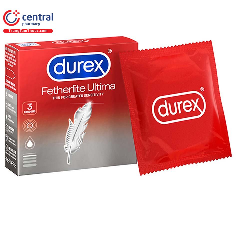 [CHÍNH HÃNG] Bao cao su Durex Fertherlite Ultima (Hộp 3 cái)
