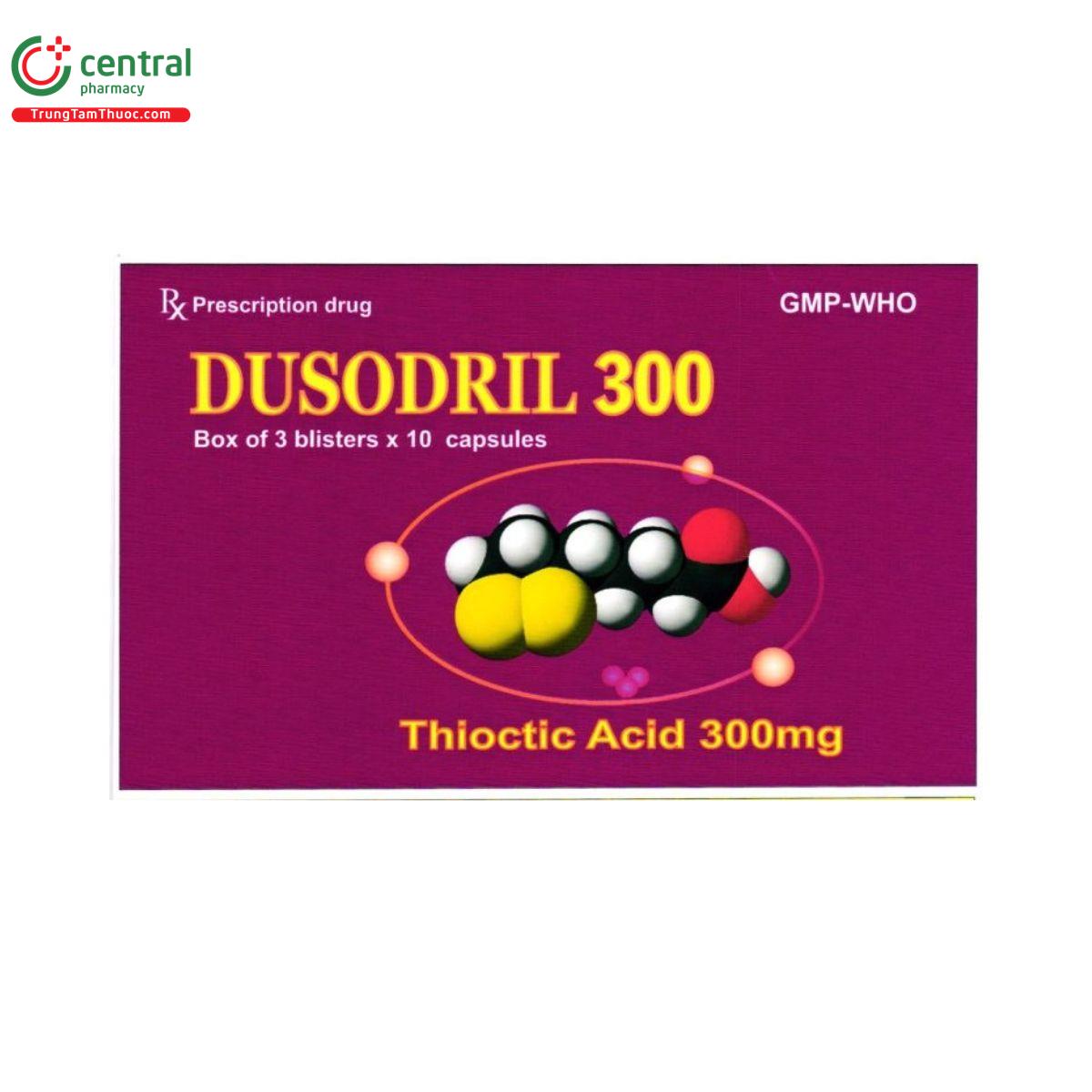 Thuốc Dusodril 300 điều trị rối loạn cảm giác trong tiểu đường