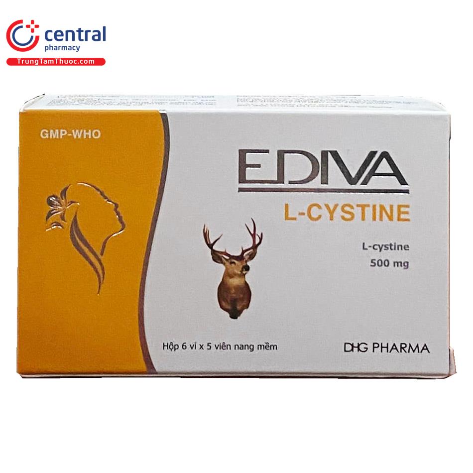 [CHÍNH HÃNG] Thuốc Ediva L-cystine 500mg điều trị bệnh về da