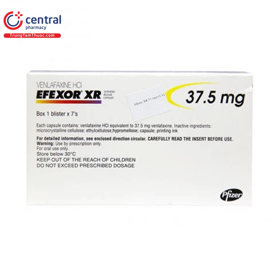 [CHÍNH HÃNG] Thuốc Efexor XR 37.5 ngăn ngừa và điều trị bệnh trầm cảm