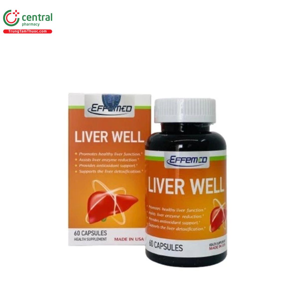 Thuốc Effemed Liver Well loại bỏ độc tố, tăng cường chức năng gan