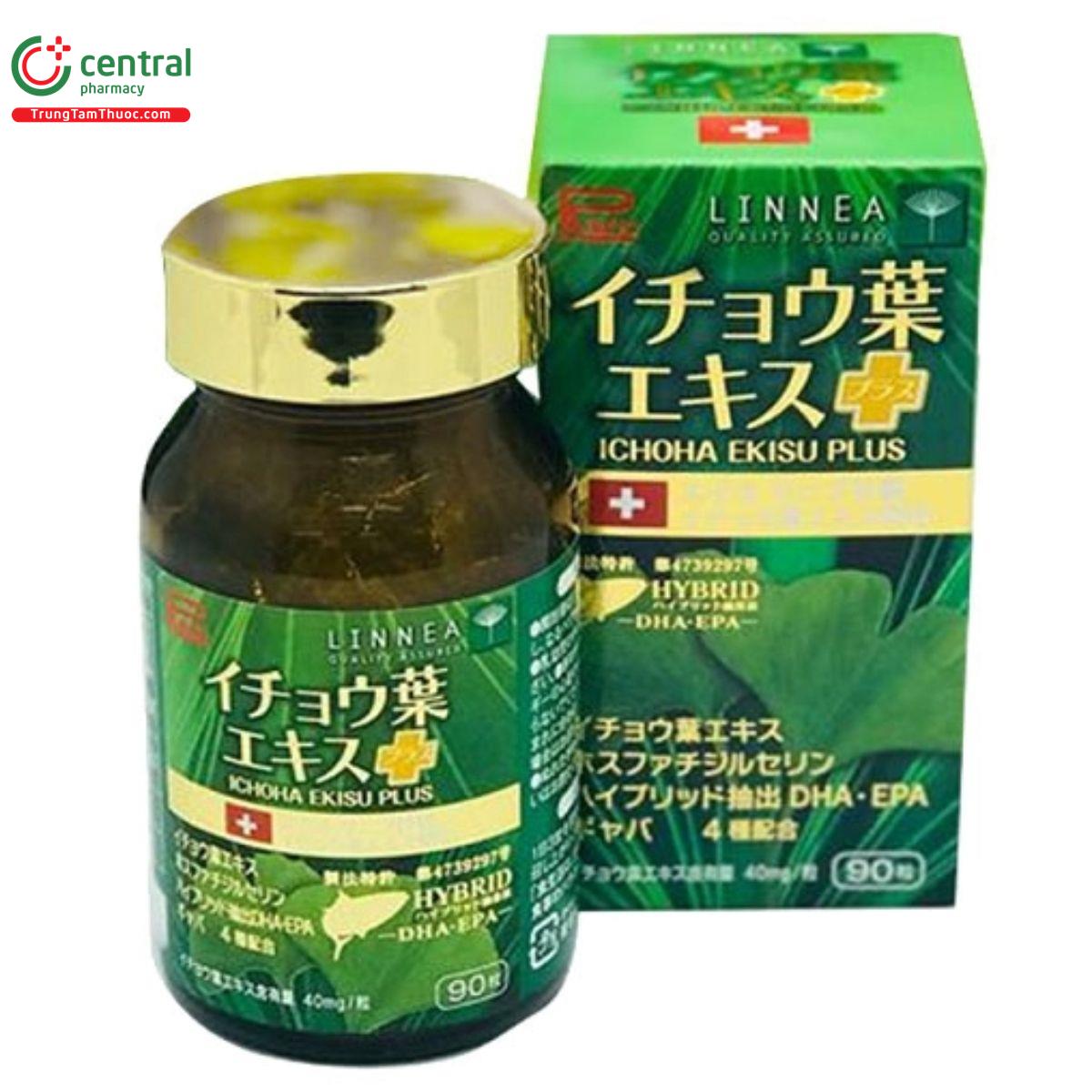 Thuốc Ichoha Ekisu Plus - Giảm biểu hiện do thiểu năng tuần hoàn não