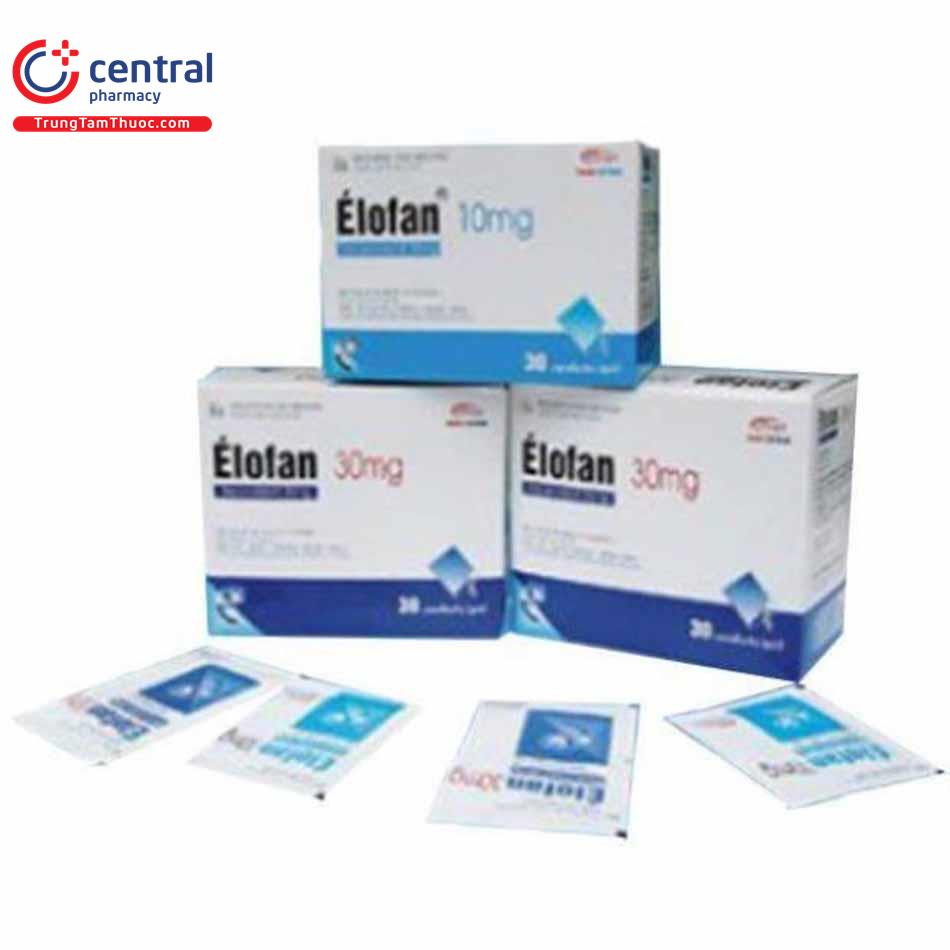 Thuốc Elofan 10mg: Chỉ định, liều dùng và lưu ý sử dụng