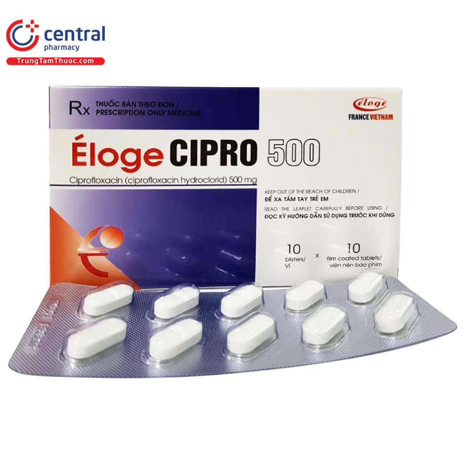 [CHÍNH HÃNG] Thuốc Éloge CIPRO 500 điều trị viêm tuyến tiền liệt