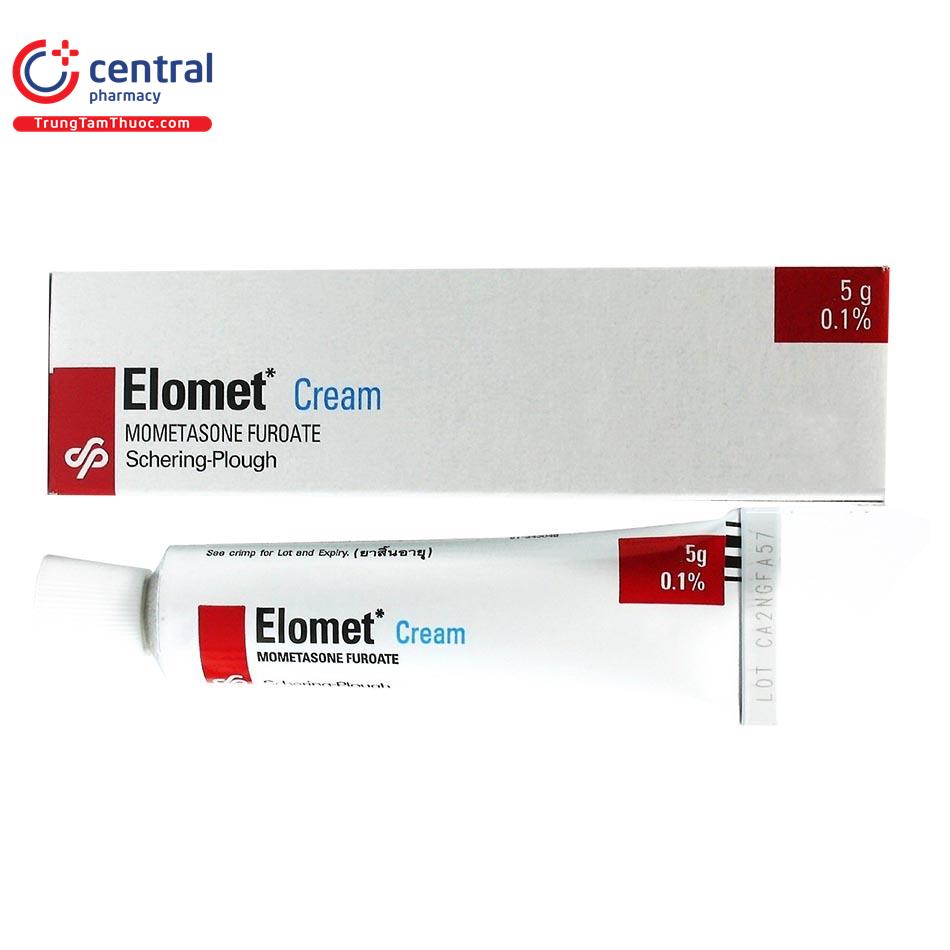 Thuốc Elomet Cream 0,1% 5g điều trị viêm da và vẩy nến