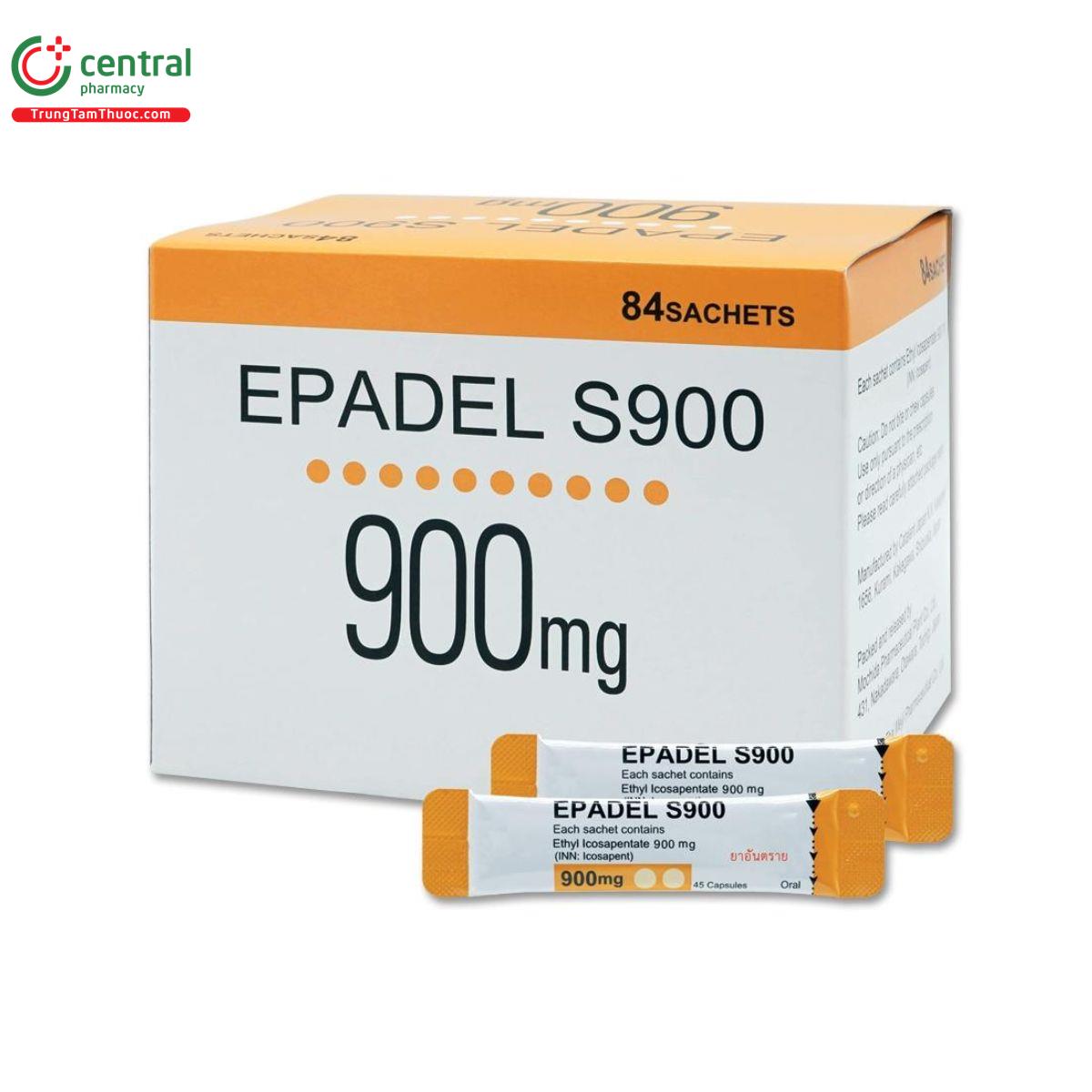 Thuốc Epadel S900 điều trị tăng lipid máu, giảm cholesterol và triglycerid