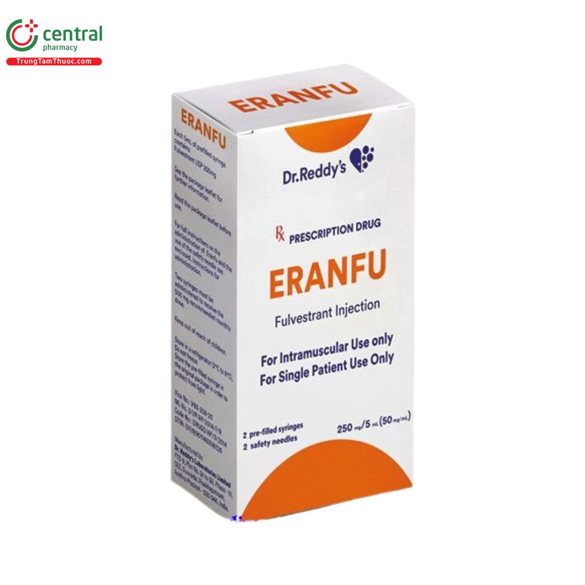 Thuốc Eranfu 250mg/5ml điều trị ung thư vú tiến triển hoặc di căn