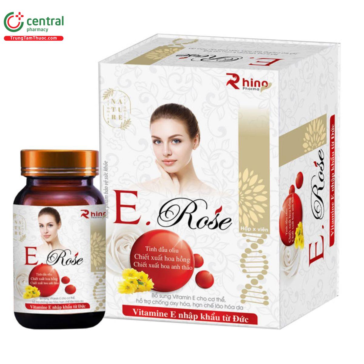 Thuốc E.Rose Rhino bổ sung Vitamin E, làm chậm quá trình lão hoá da