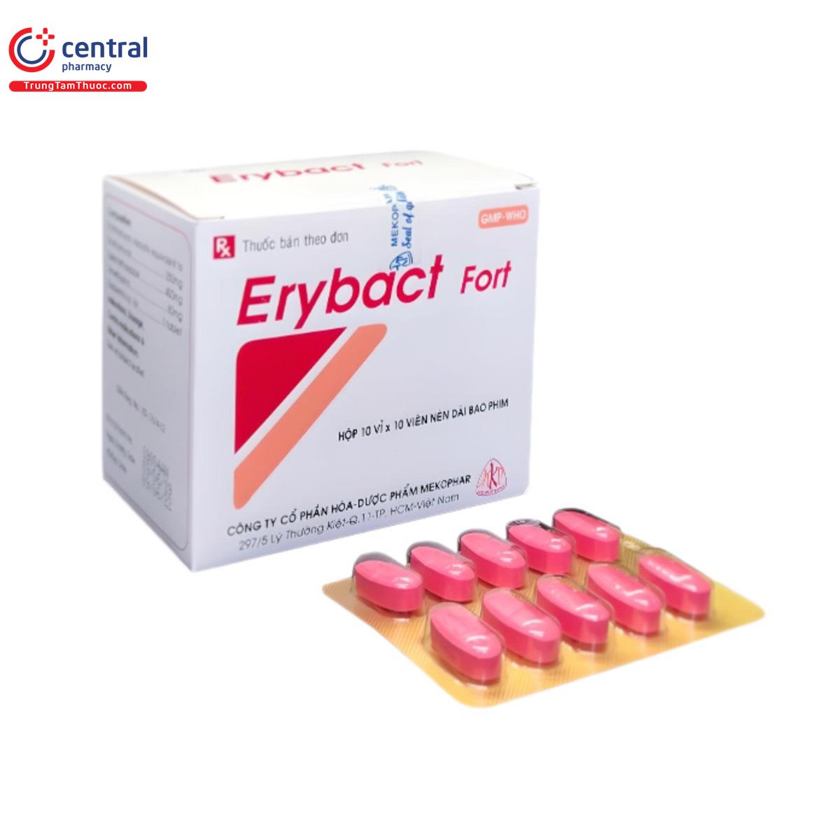 Thuốc Erybact Fort: Kháng sinh kết hợp điều trị nhiễm khuẩn