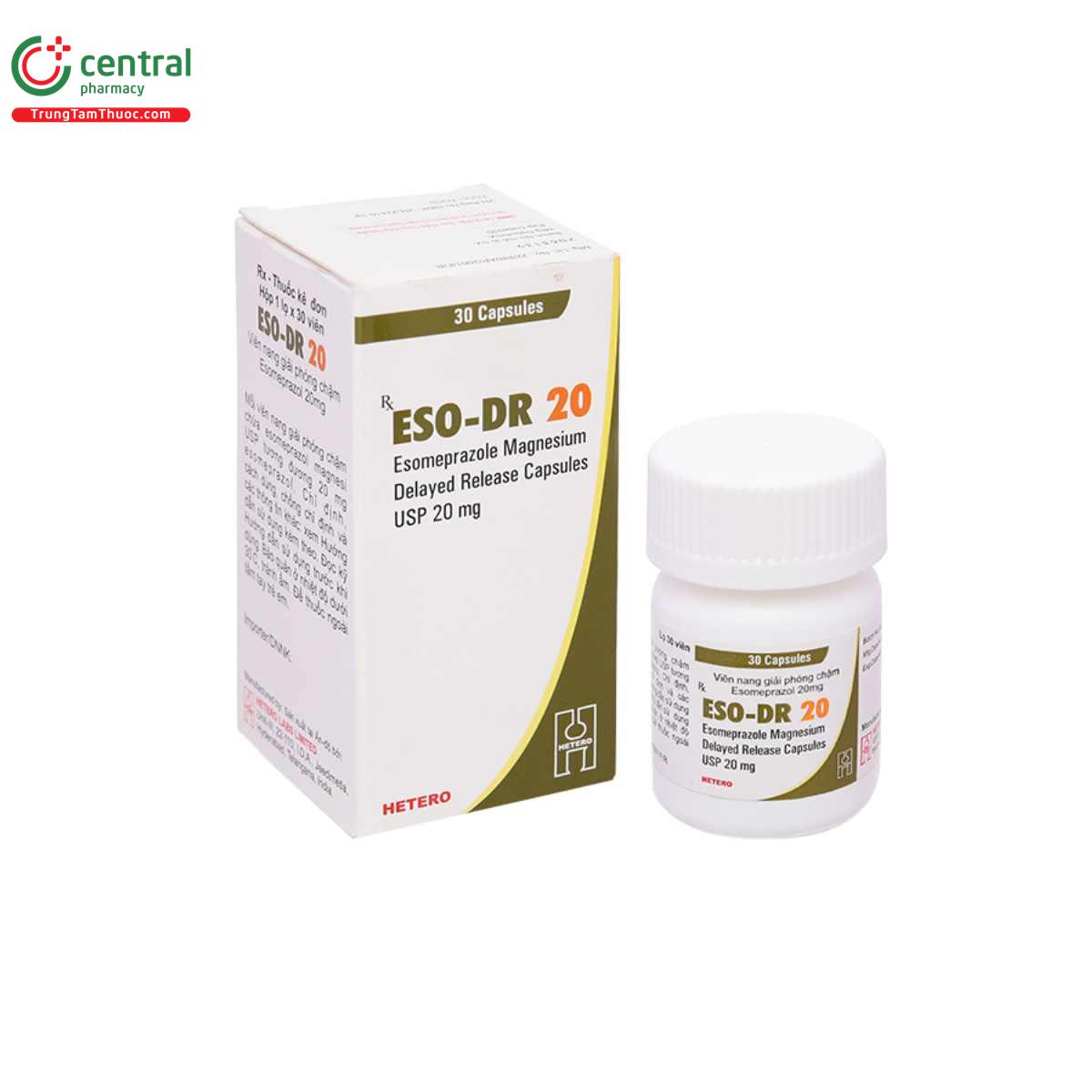 Thuốc Eso-Dr 20 điều trị viêm loét dạ dày, trào ngược dạ dày mua ở đâu?